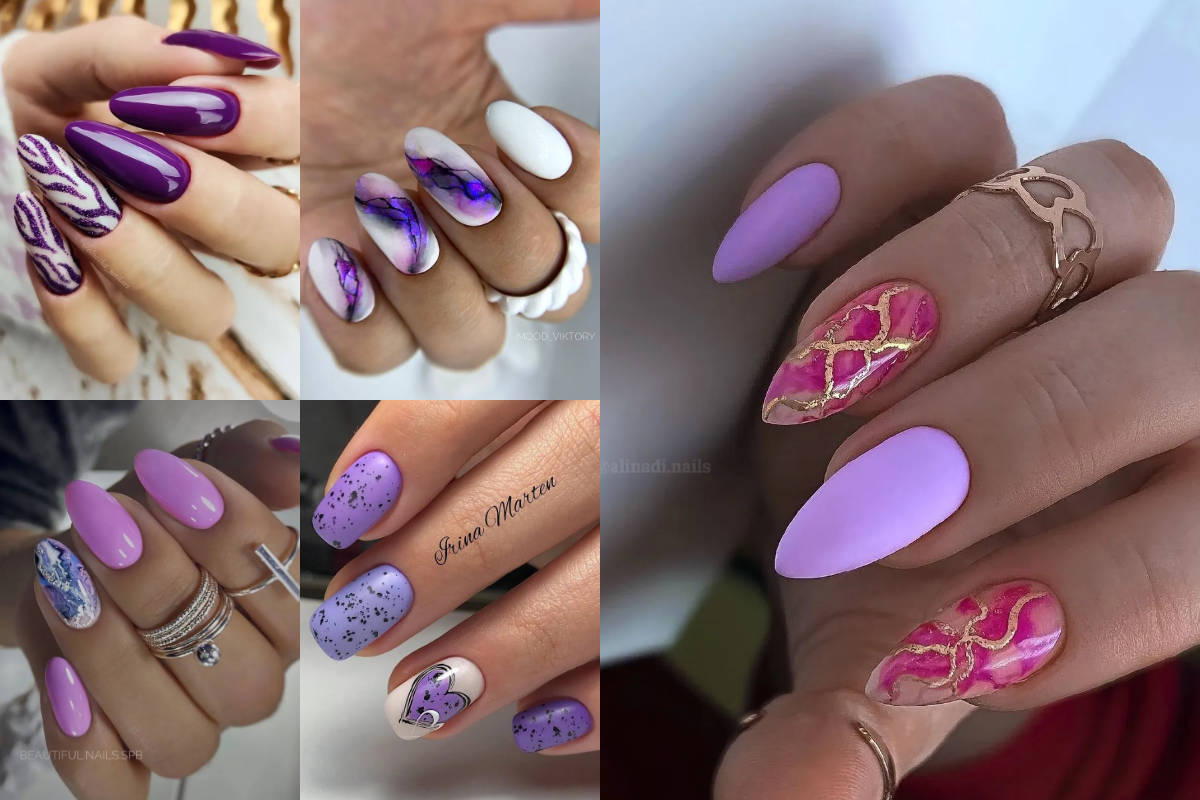 Unghie viola scuro: una nuova moda di questa stagione estiva da provare!